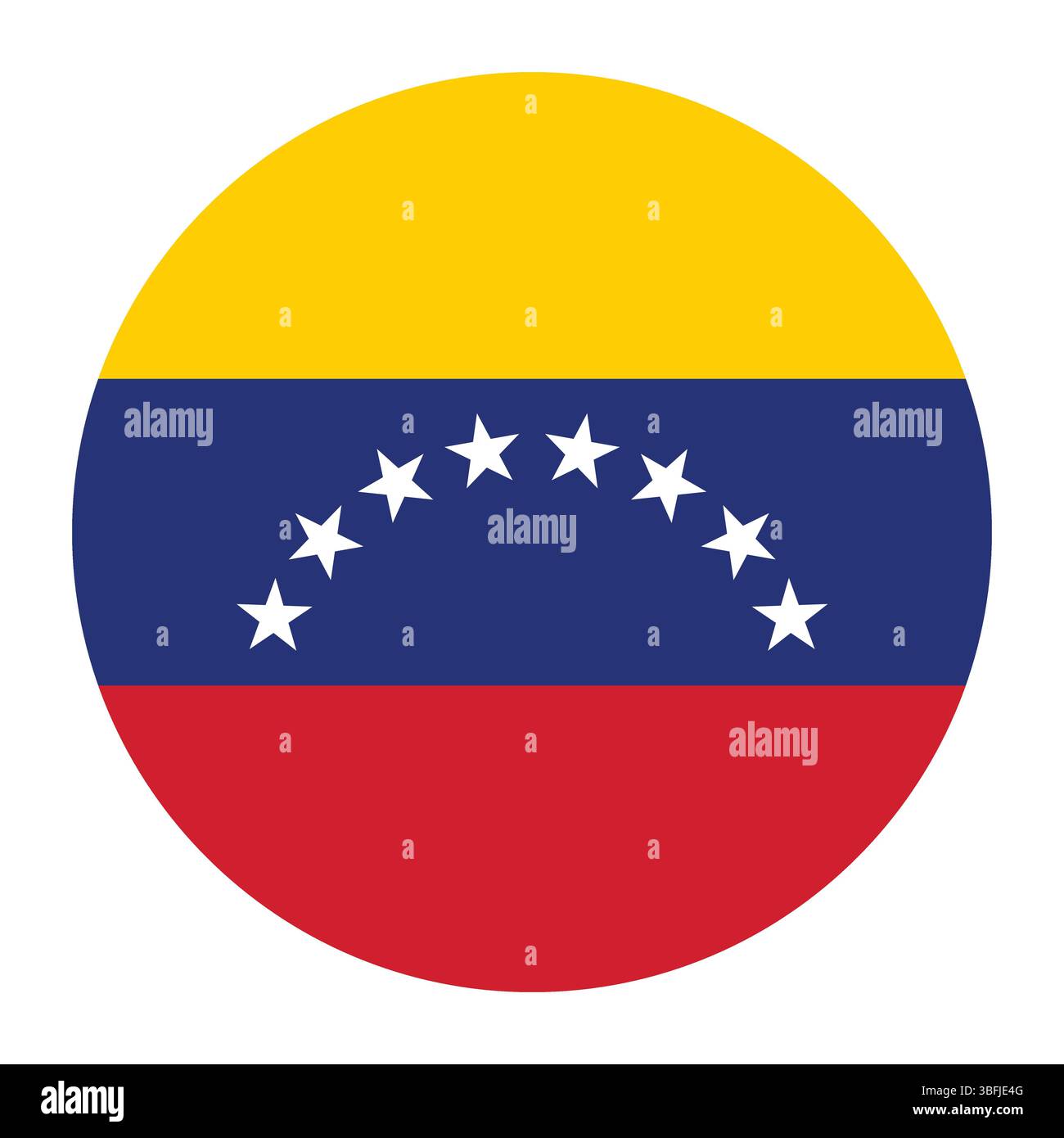Flag of Venezuela. Venezuela circle flag logo icon computer vector ...