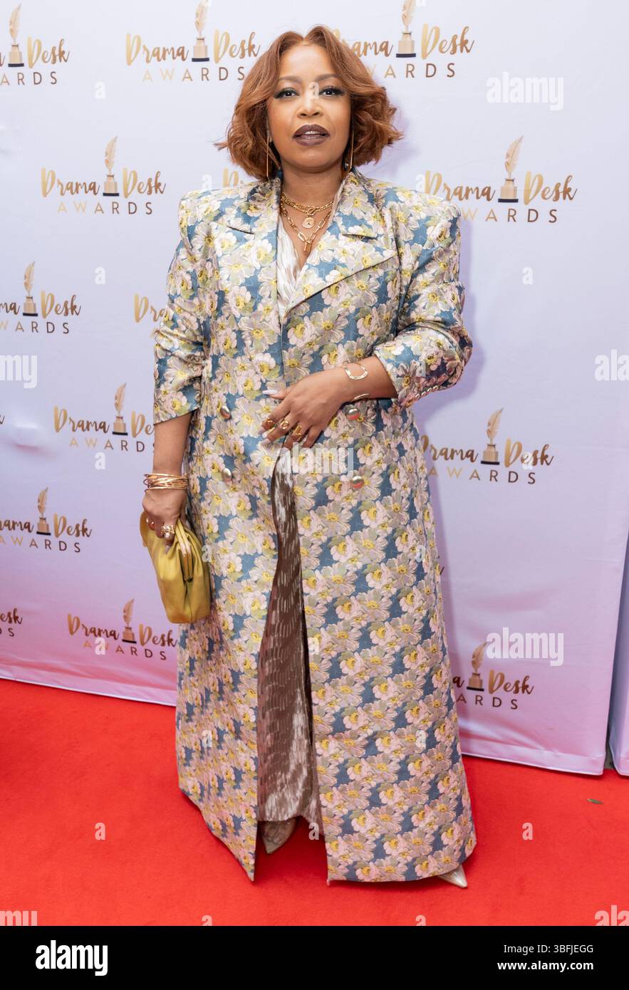 New York, USA. 01st June, 2025. Nikiya Mathis attends Drama Desk Awards ...