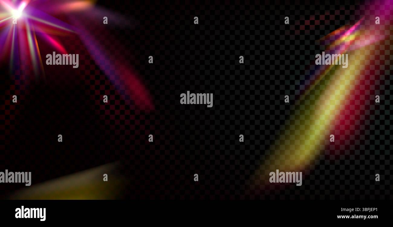 Abstract prism light leaks texture background. Refraction rainbow flare ...