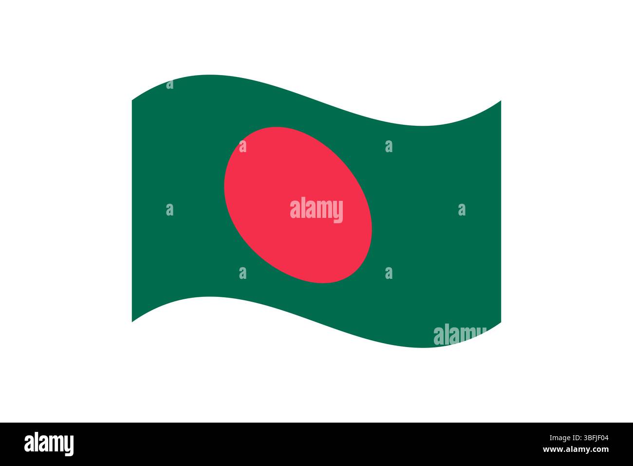 Flag of Bangladesh. Bangladesh wavy flag digital vector illustration ...