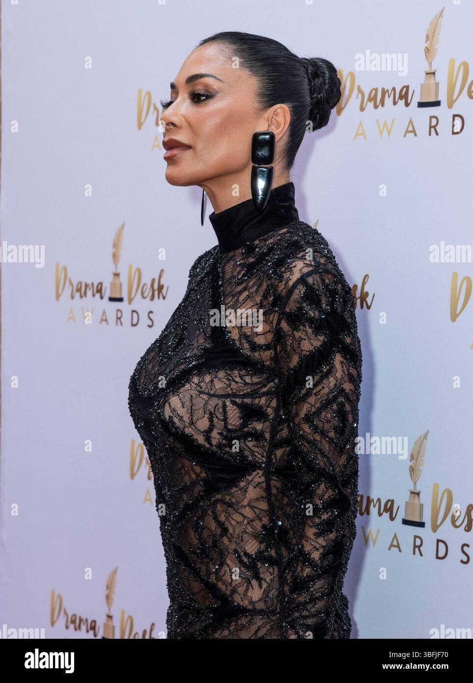 New York, NY, June 1, 2025: Nicole Scherzinger wearing dress by Roberto ...