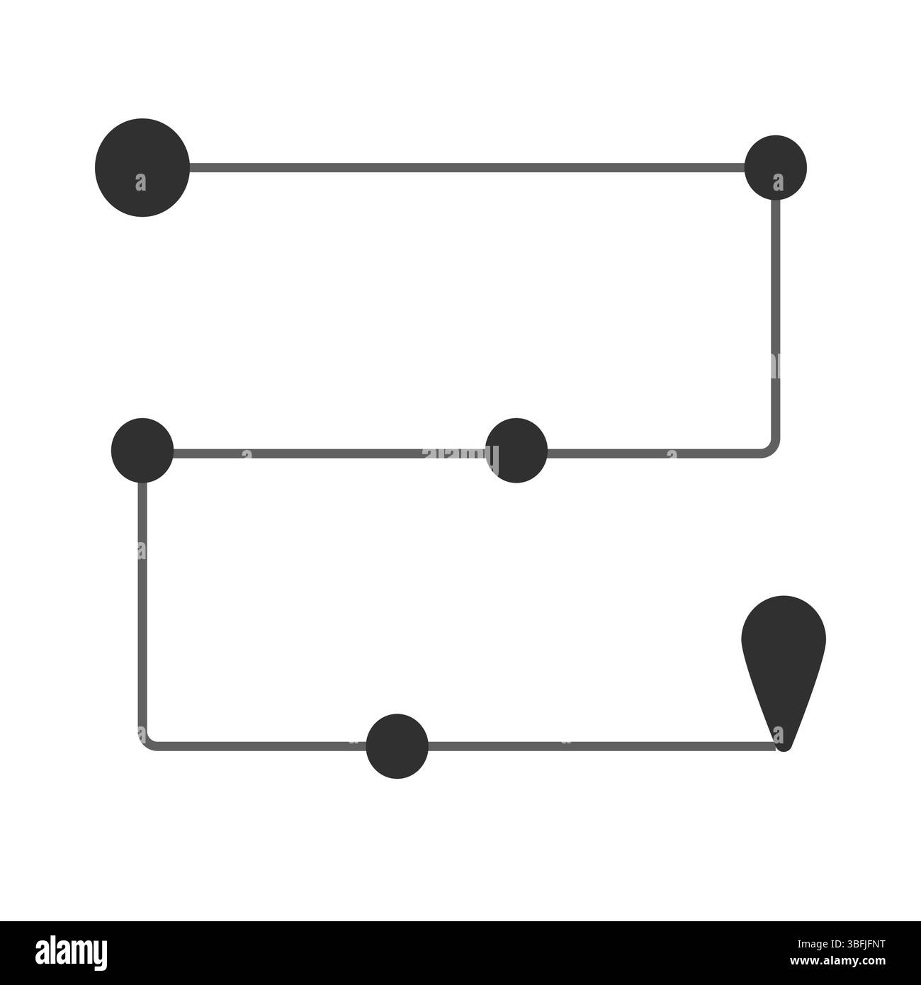 Road map product development chronology plan, strategy direction icon ...