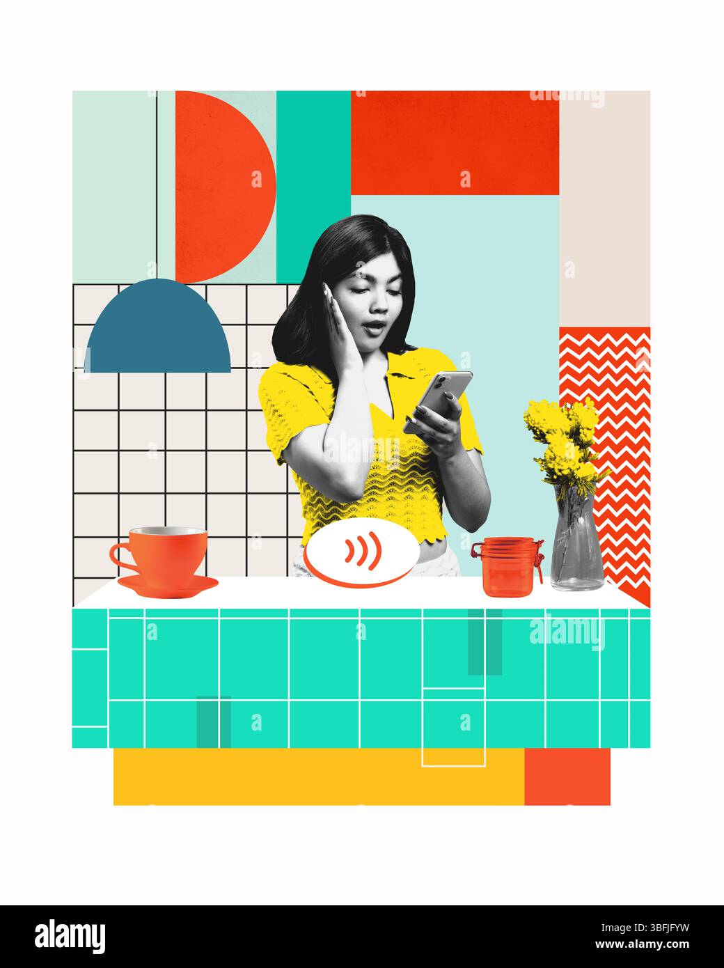 Surreal digital art bright Cut Out Stock Images & Pictures - Alamy