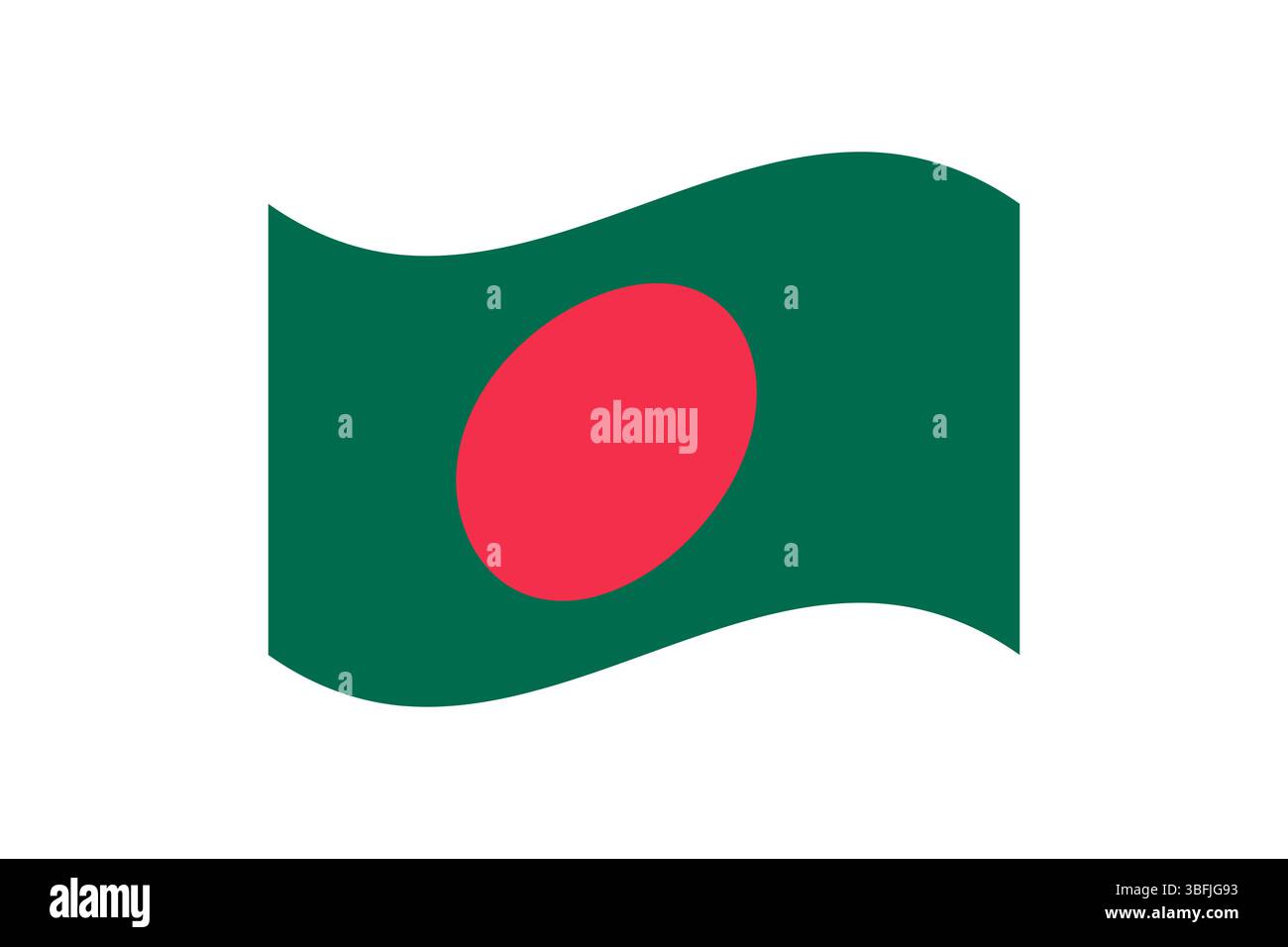 Flag of Bangladesh. Bangladesh wavy flag digital vector illustration ...