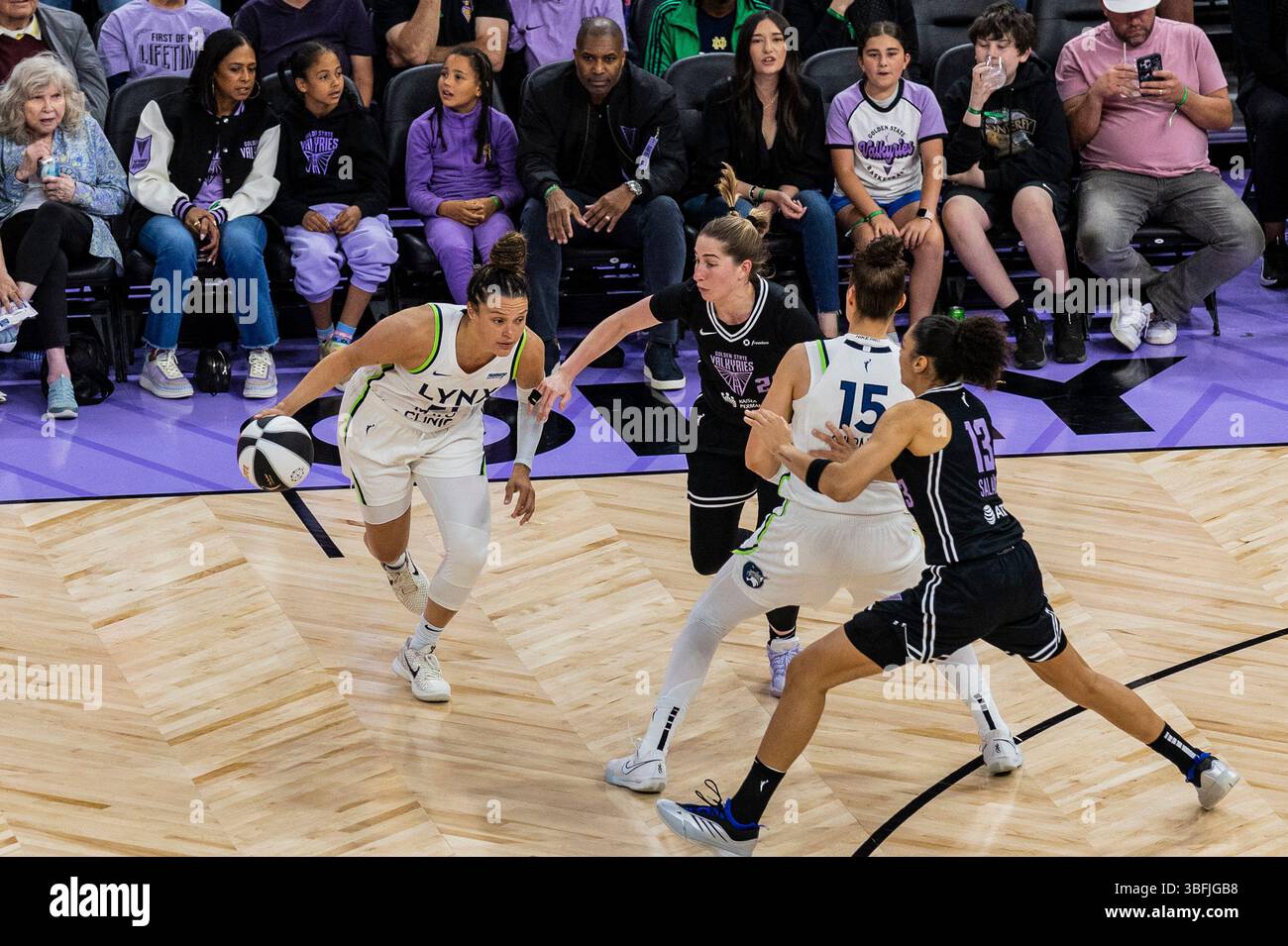 June 01 2025 San Francisco CA, U.S.A. Minnesota guard Kayla McBride (21 ...