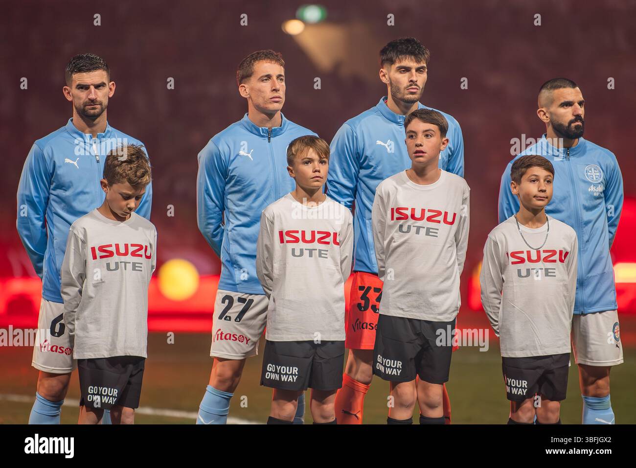 Melbourne, Australia. 31st May, 2025. From left to right, Melbourne ...