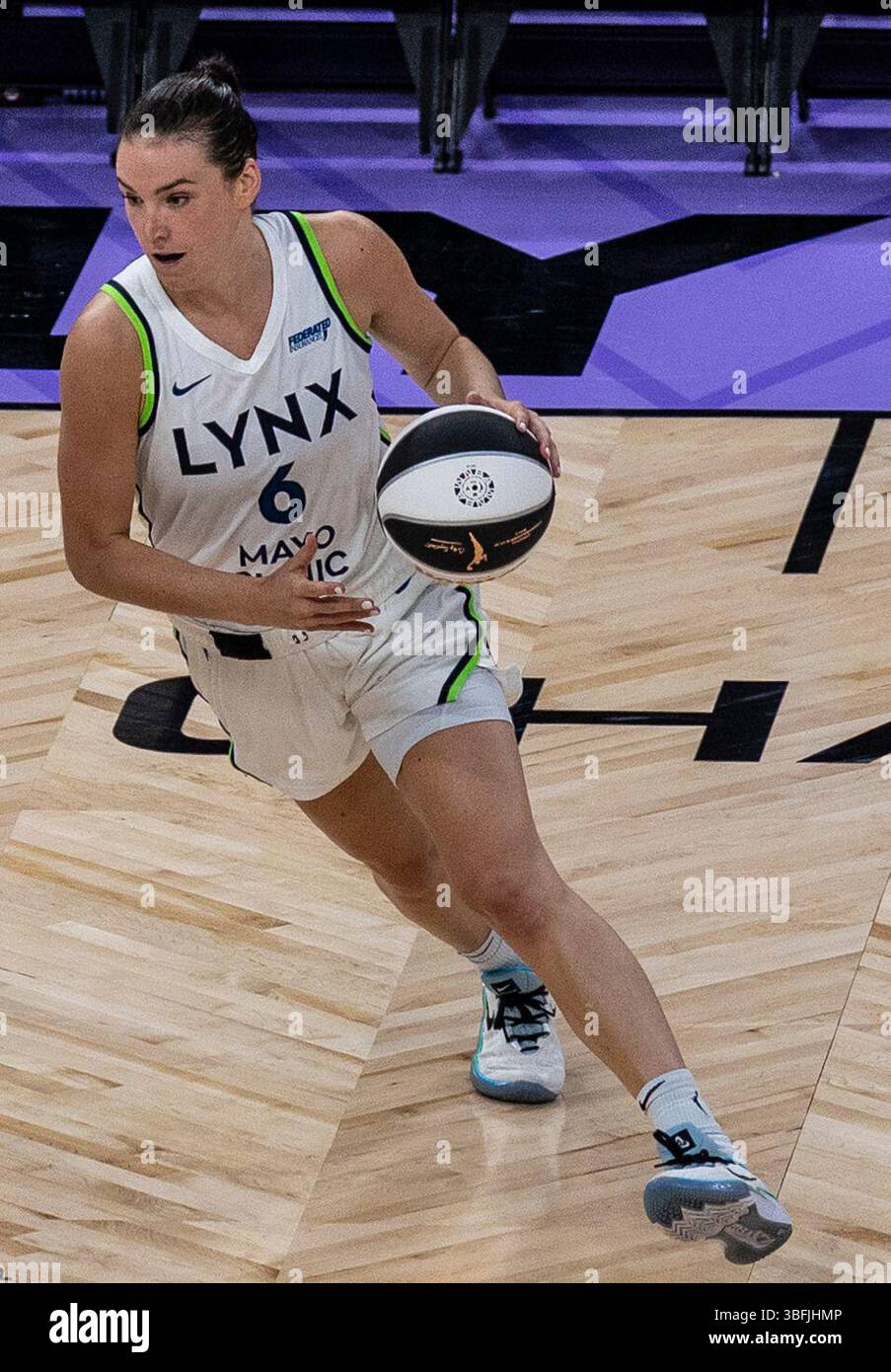 June 01 2025 San Francisco CA, U.S.A. Minnesota Lynx forward Bridget ...