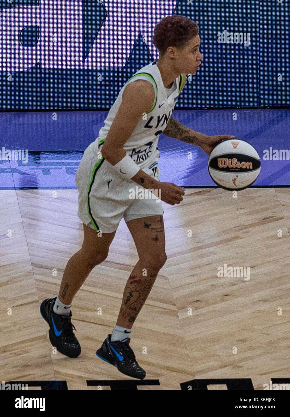 June 01 2025 San Francisco CA, U.S.A. Minnesota Lynx guard Natisha ...