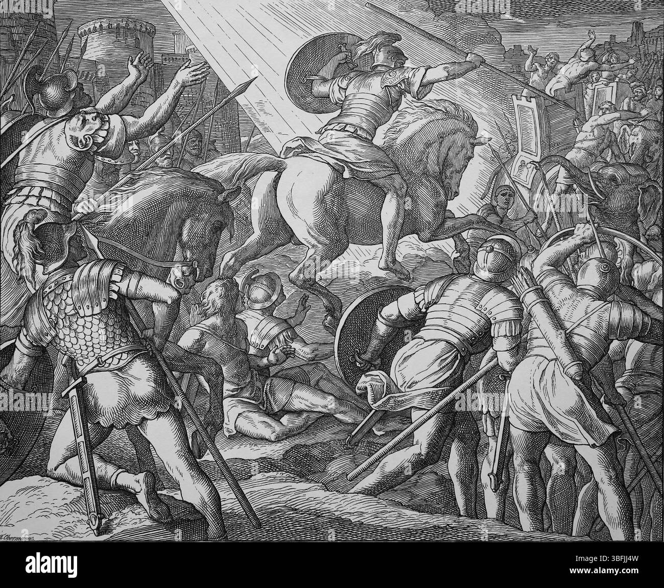 Angel battle Black and White Stock Photos & Images - Alamy