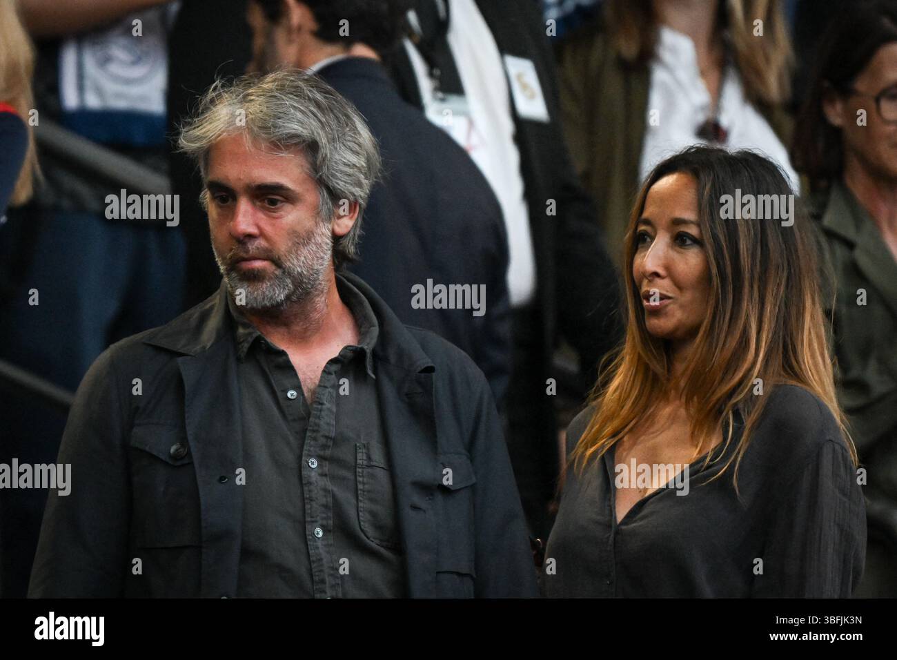 Paris, France. 01st June, 2025. Saphia Azzeddine, Writer and Julien ...