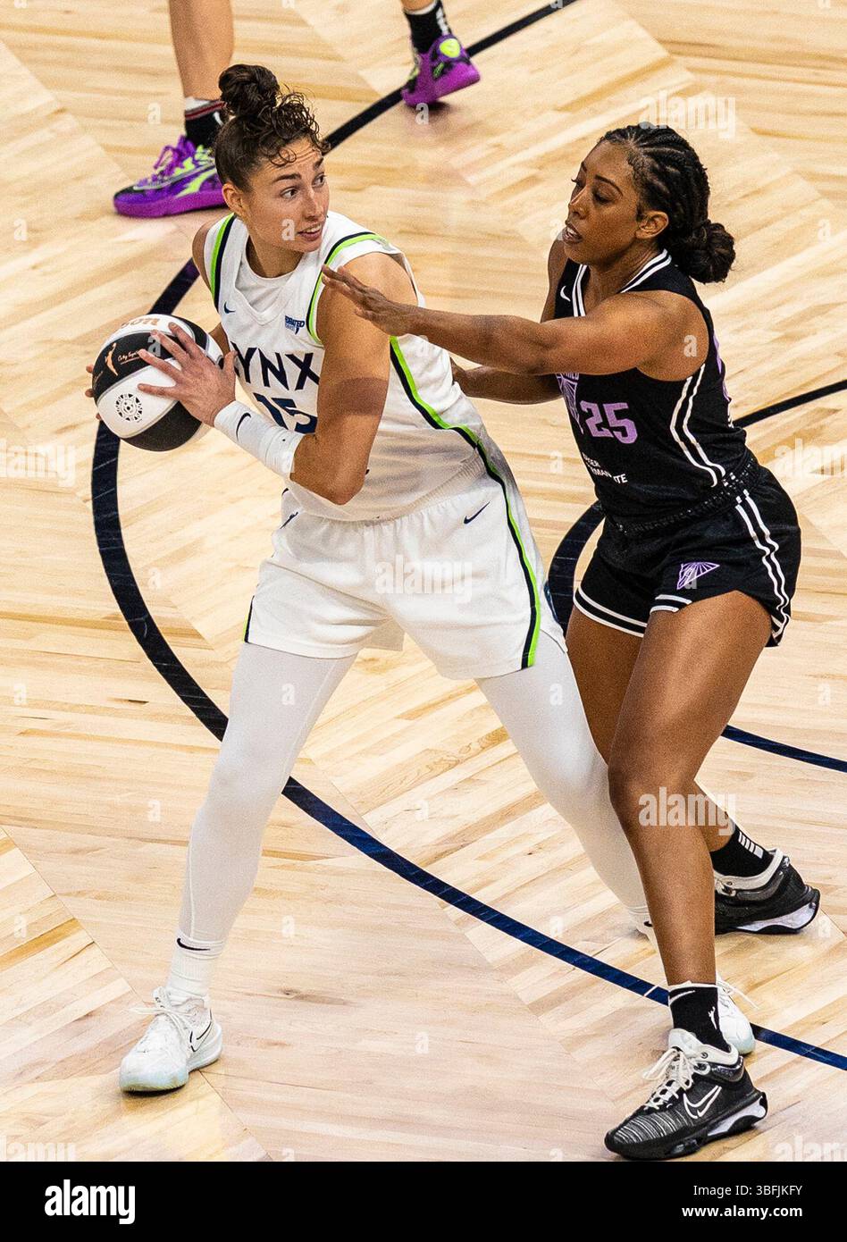 June 01 2025 San Francisco CA, U.S.A. Lynx forward Jessica Shepard (15 ...