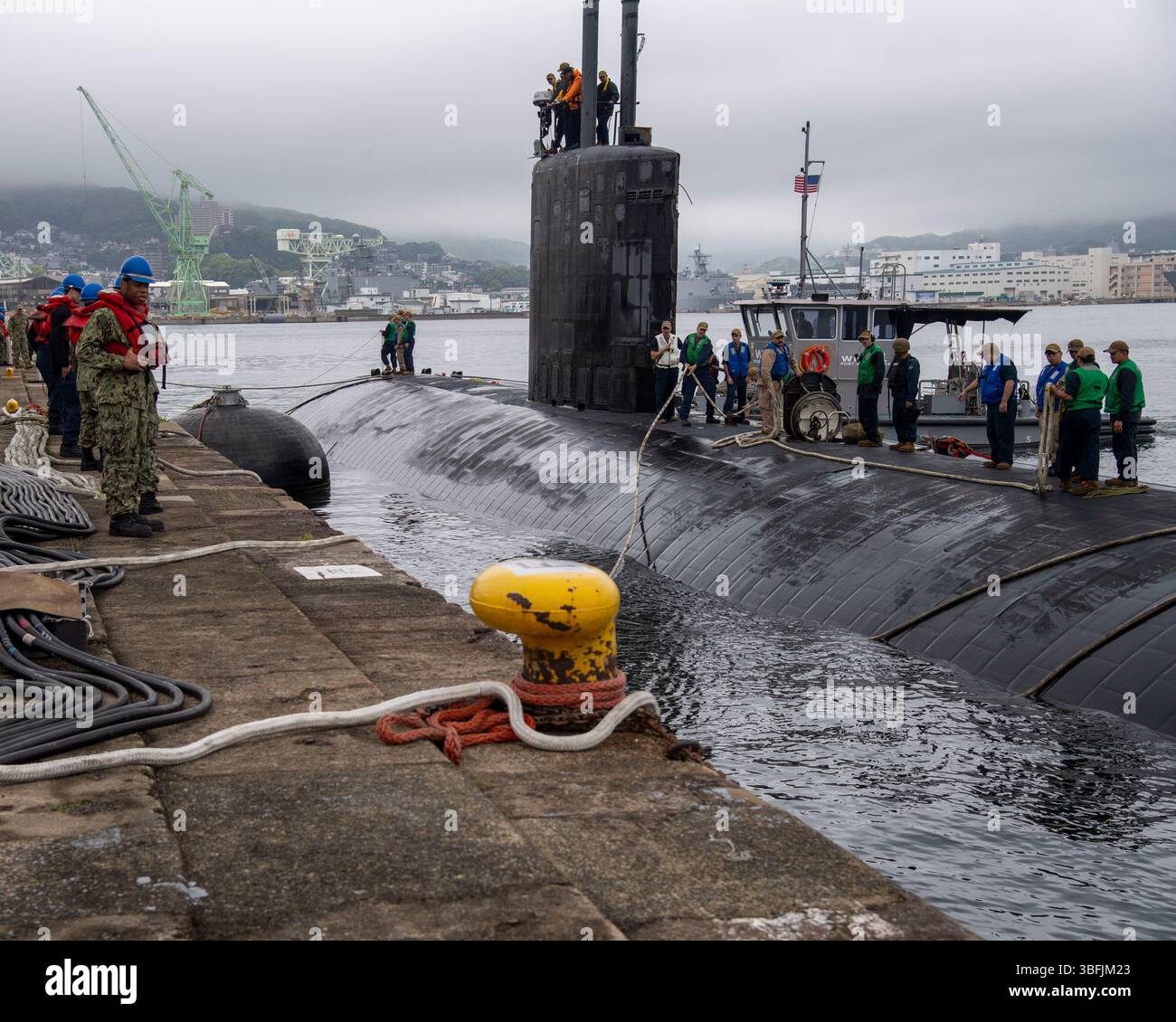 SASEBO, Japan (May 17, 2025) – Sailors assigned to the Los Angeles ...