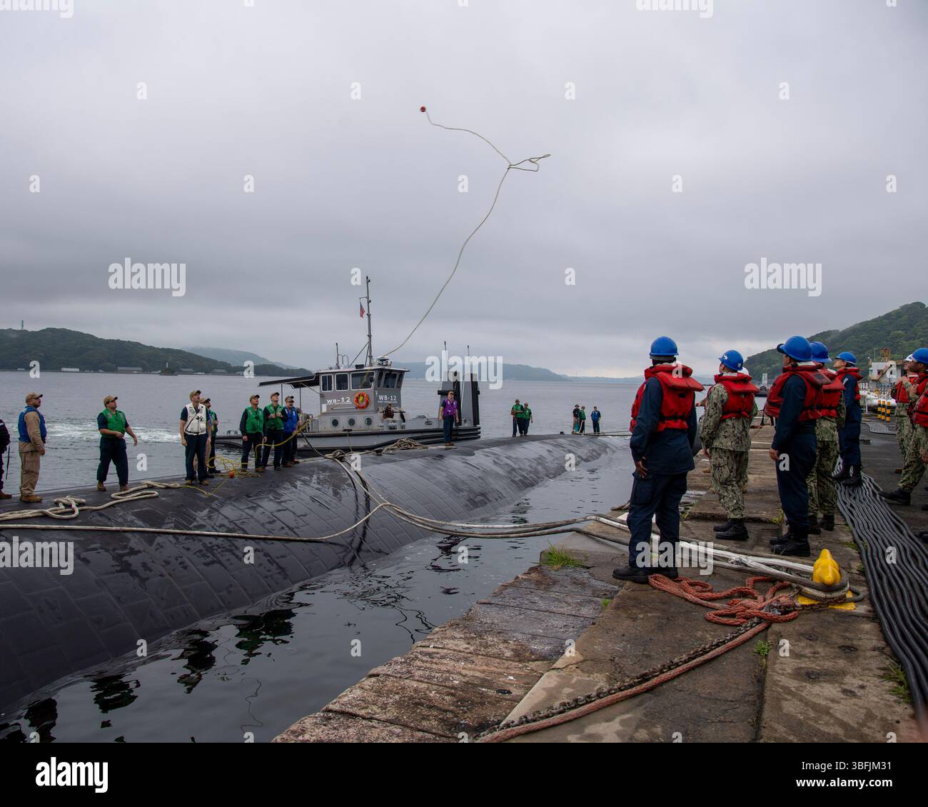 SASEBO, Japan (May 17, 2025) – Sailors assigned to the Los Angeles ...