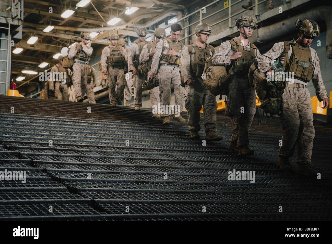 U.S. Marine assigned to 3rd Battalion, 1st Marine Regiment, 1st Marine ...