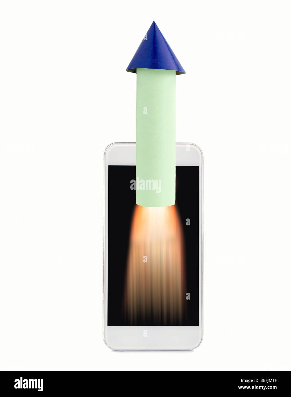 Start up mobile app Cut Out Stock Images & Pictures - Alamy