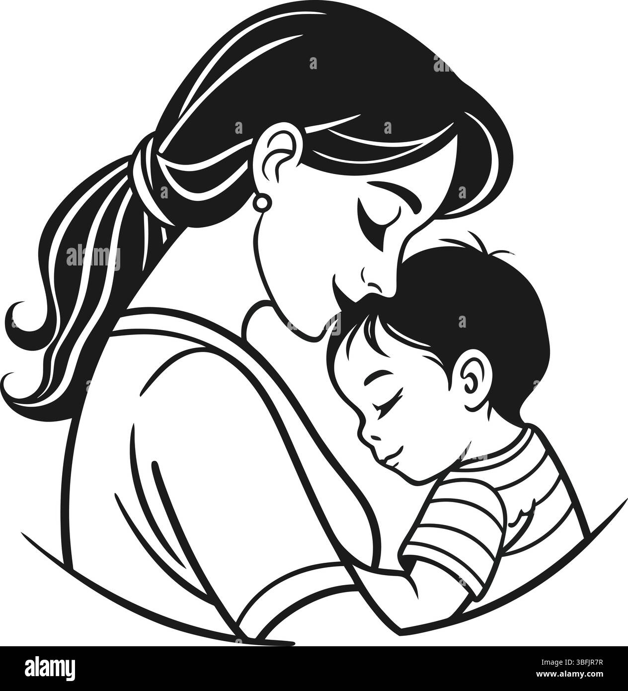 Nurturing childhood Black and White Stock Photos & Images - Alamy