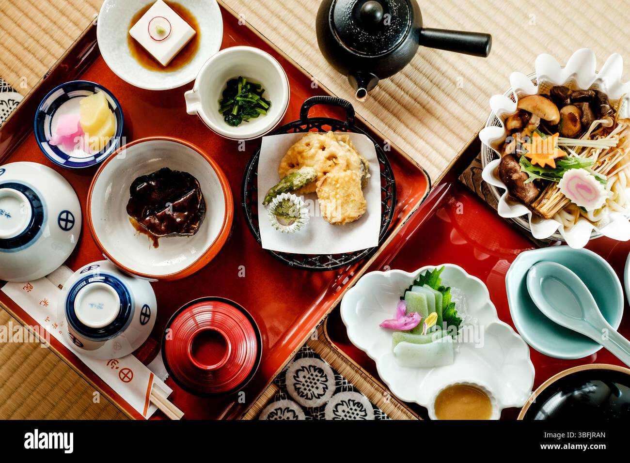 Shojin Ryori Temple Food in Koyasan, Japan Stock Photo - Alamy