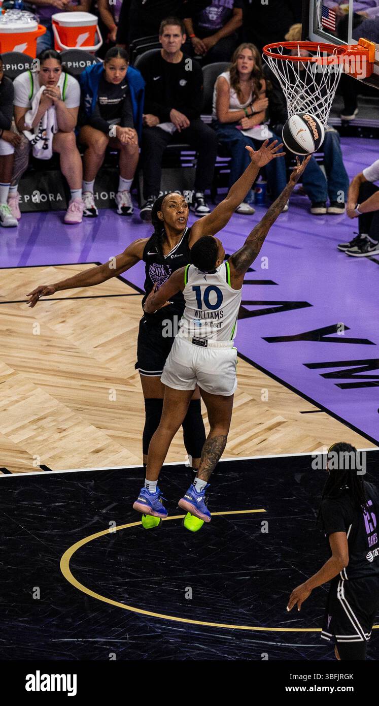 June 01 2025 San Francisco CA, U.S.A. Valkyries forward Kayla Thornton ...