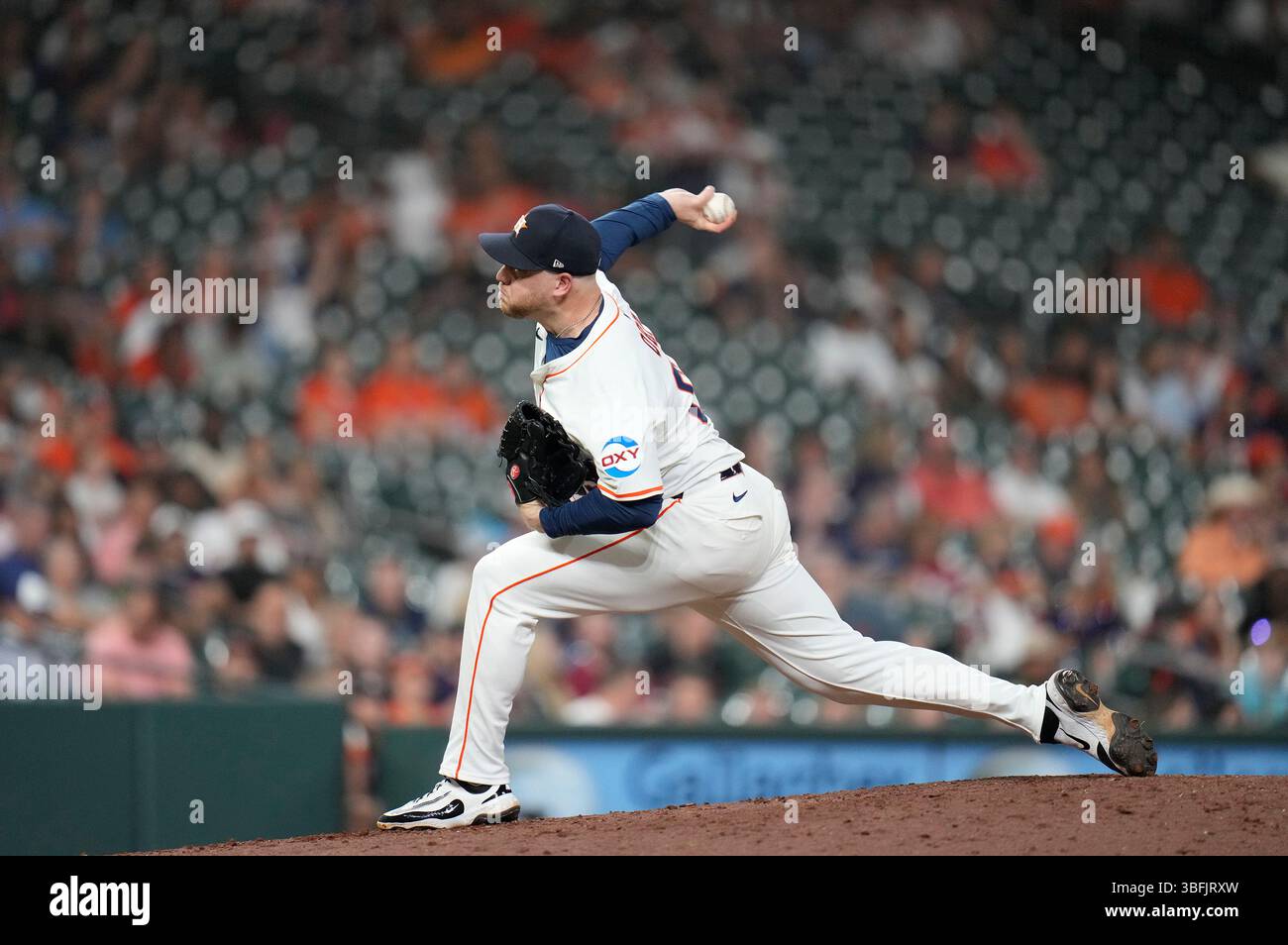 Houston Astros relief pitcher Kaleb Ort (63) pitches against the Tampa ...