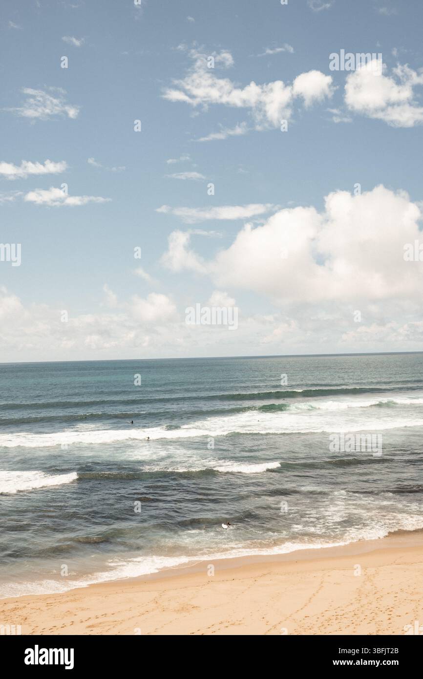 Vintage Beach Scene Vibes in Portgual Stock Photo - Alamy