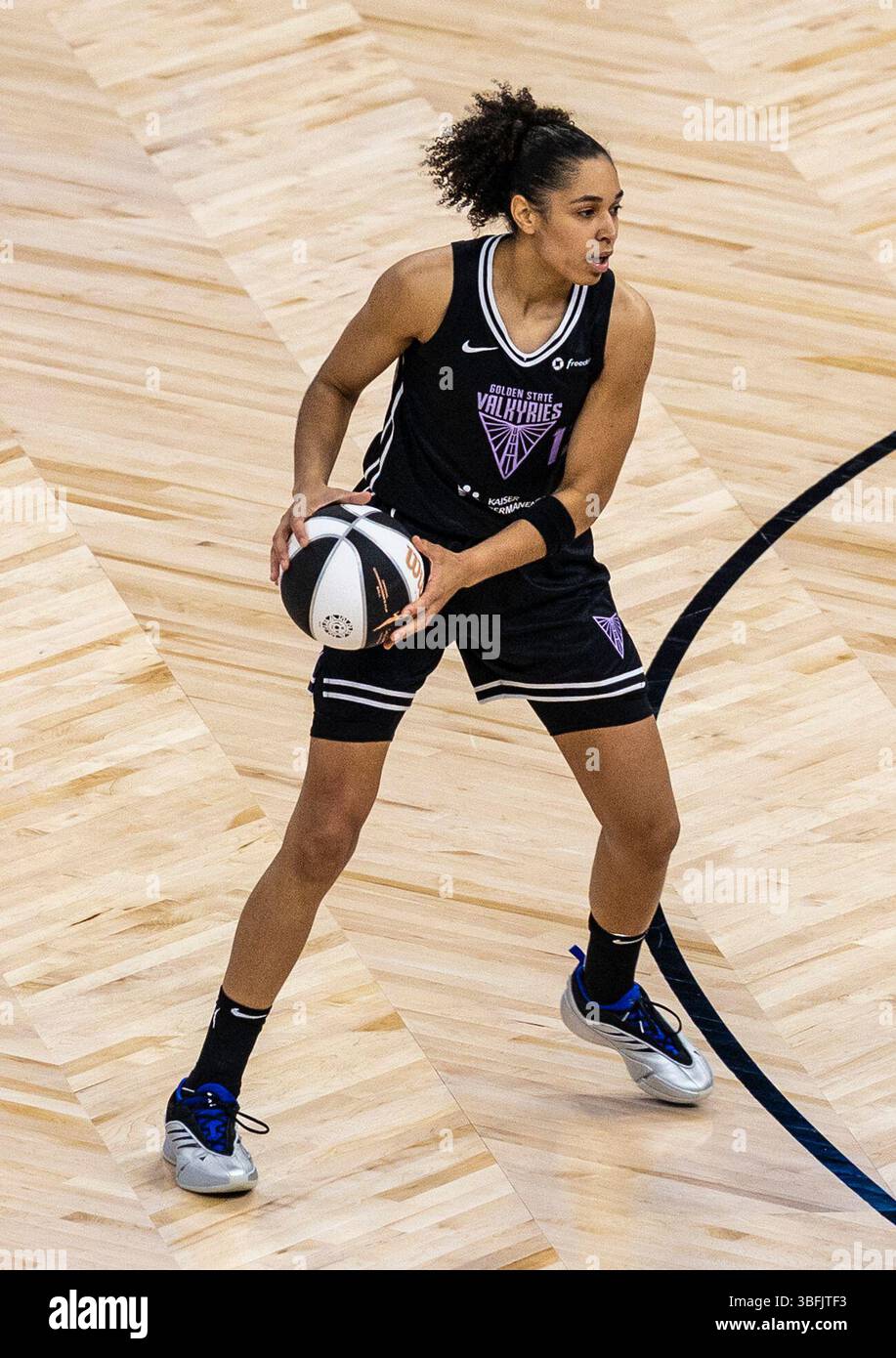 June 01 2025 San Francisco CA, U.S.A. Valkyries forward Janelle Salaun ...