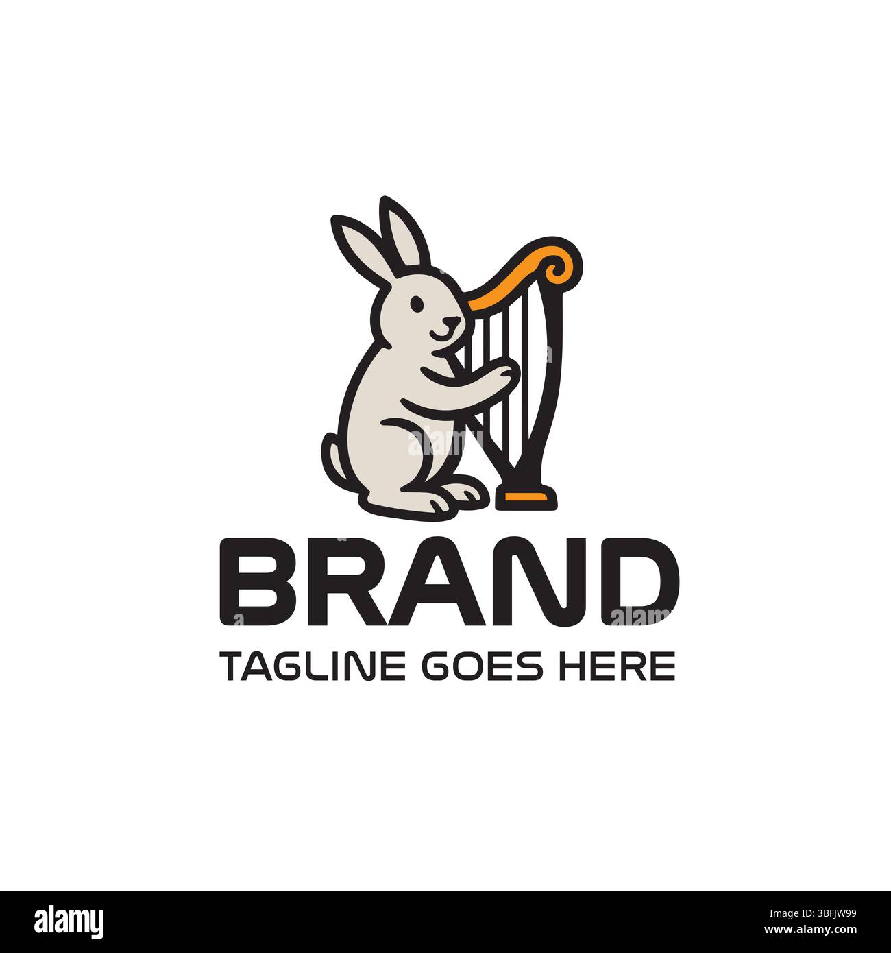 Harp emblem Cut Out Stock Images & Pictures - Alamy