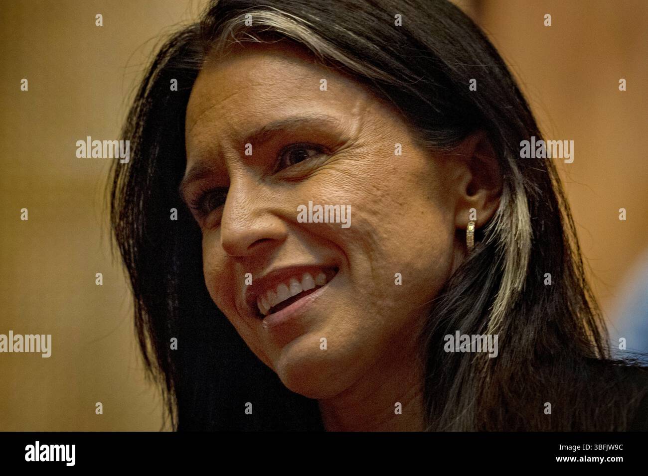 U.S. Director of National Intelligence Tulsi Gabbard departs following ...