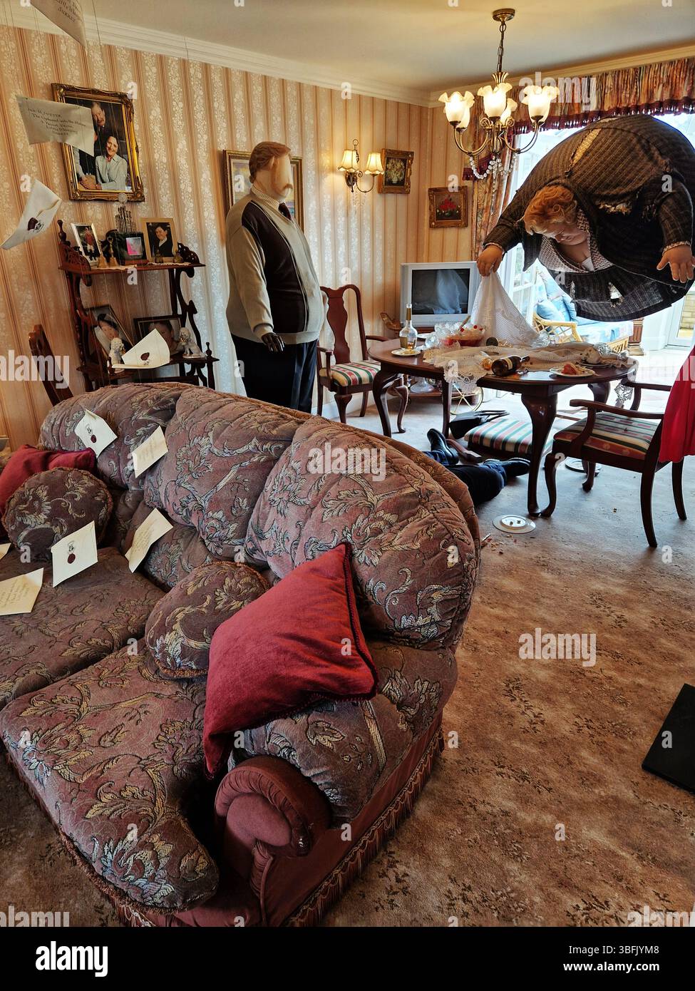 Cozy Living Room Showcase with Nostalgic Decor and Furniture. London ...