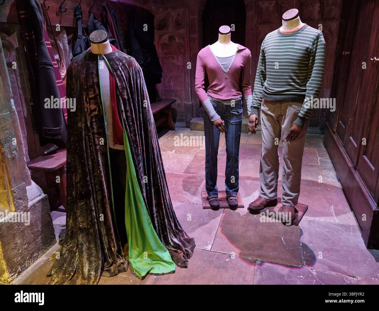 Costumes Display on Headless Mannequins in a Medieval Setting. London ...