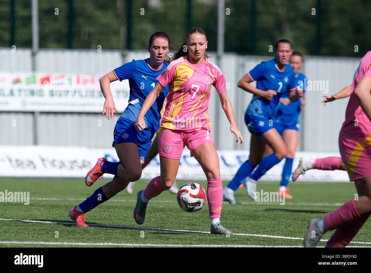 Falkirk, Scotland, May 29th 2025: Jenny Smith (Scotland) during the international friendly U23 ...