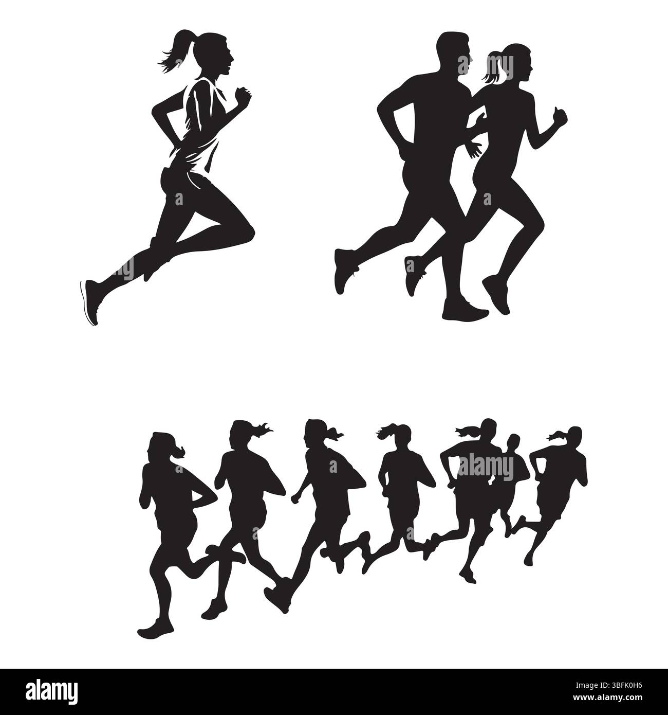 Human figure in dynamic motion Stock Vector Images - Alamy