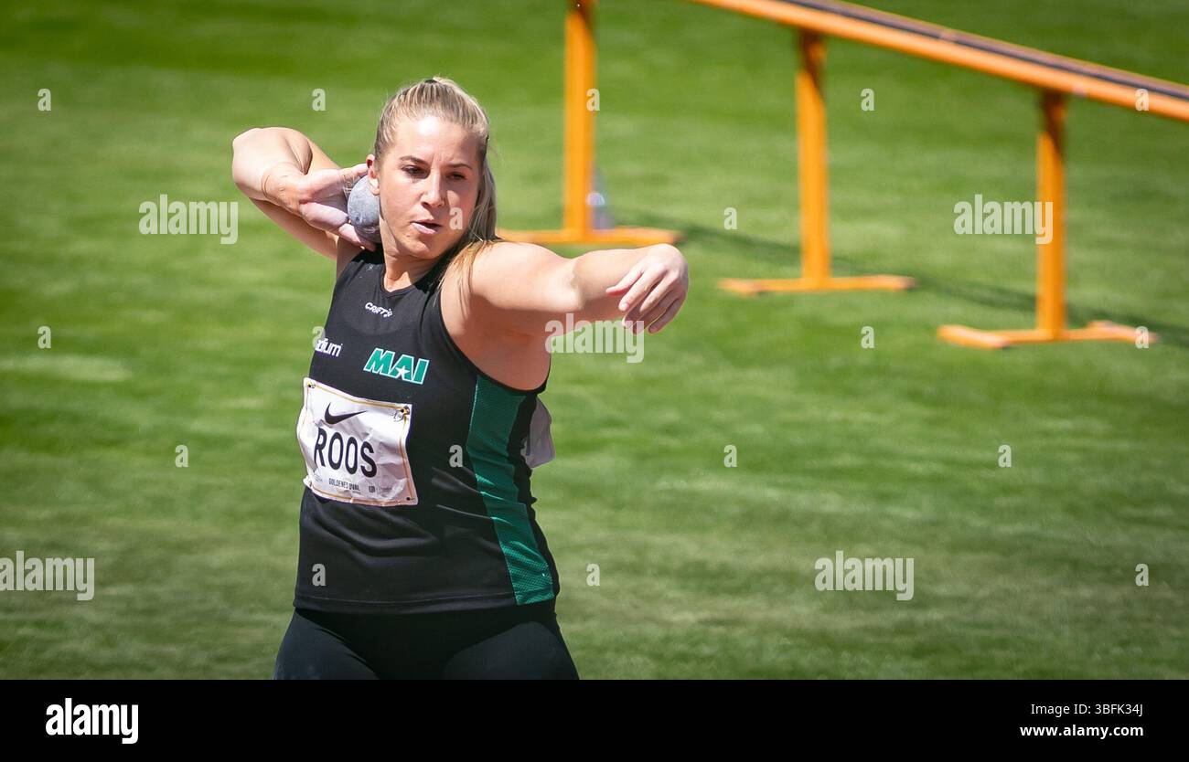 Dresden, Deutschland. 01st June, 2025. Fanny ROOS (SWE) im Kugelsto?en ...