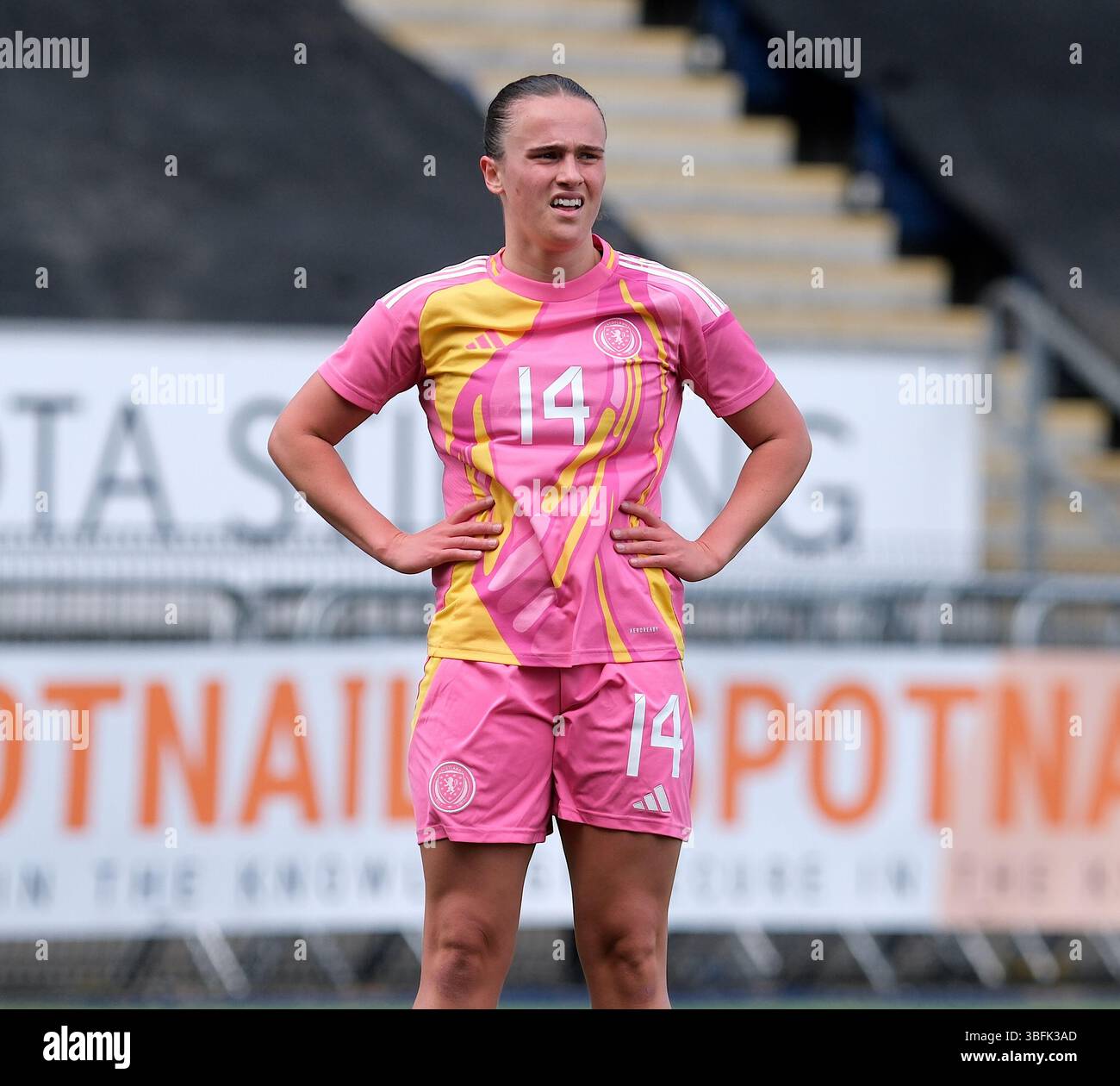 Falkirk, Scotland, May 29th 2025: Jenna Penman (Scotland) during the ...