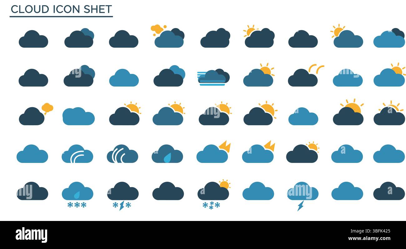 Secure data storage symbols Cut Out Stock Images & Pictures - Alamy