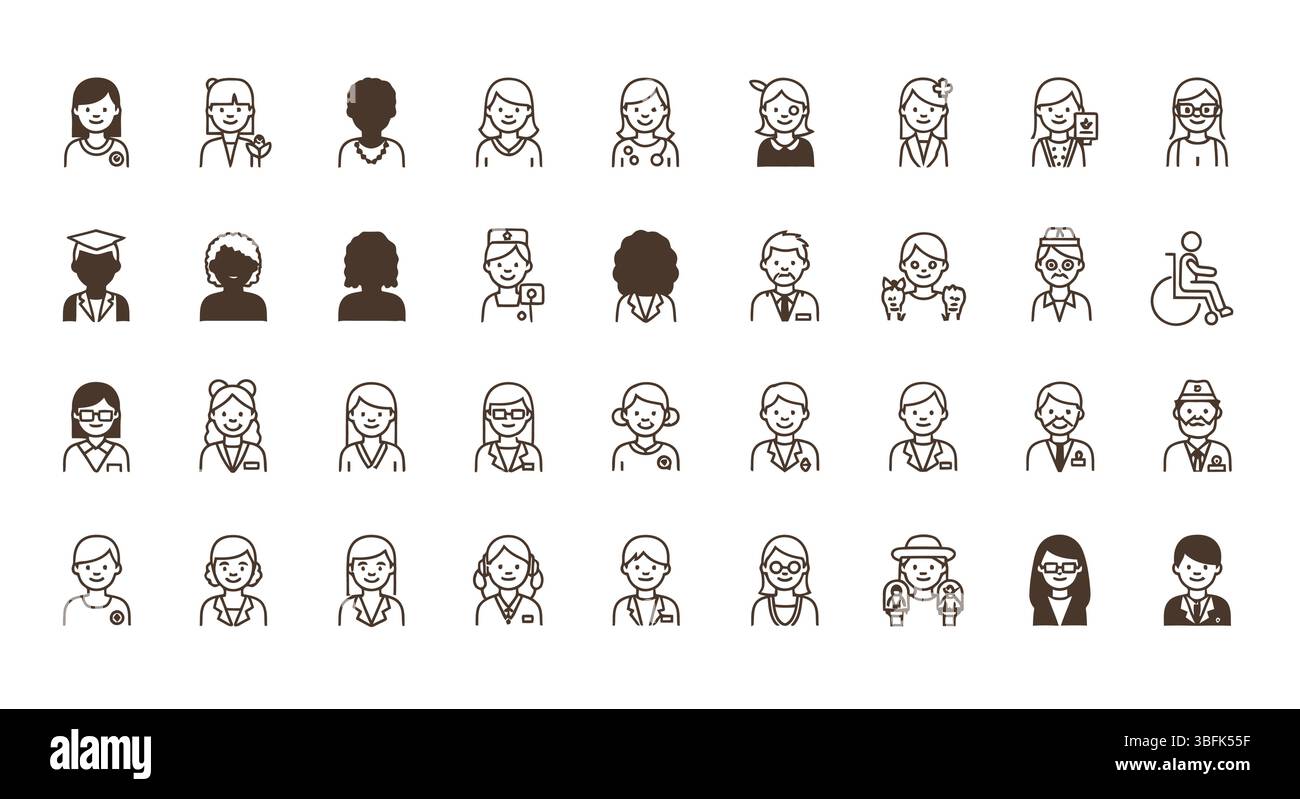 Inclusivity Icon Set – Diversity, Equality, Accessibility, and Unity ...