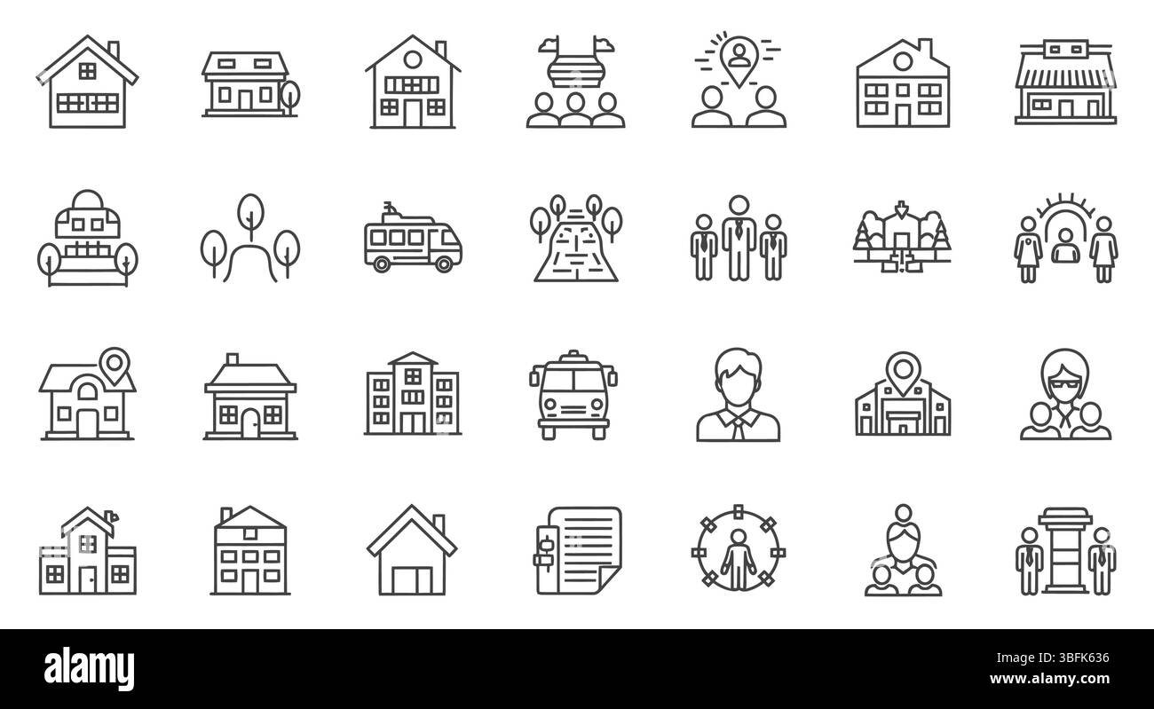 Social interaction symbols Black and White Stock Photos & Images - Alamy