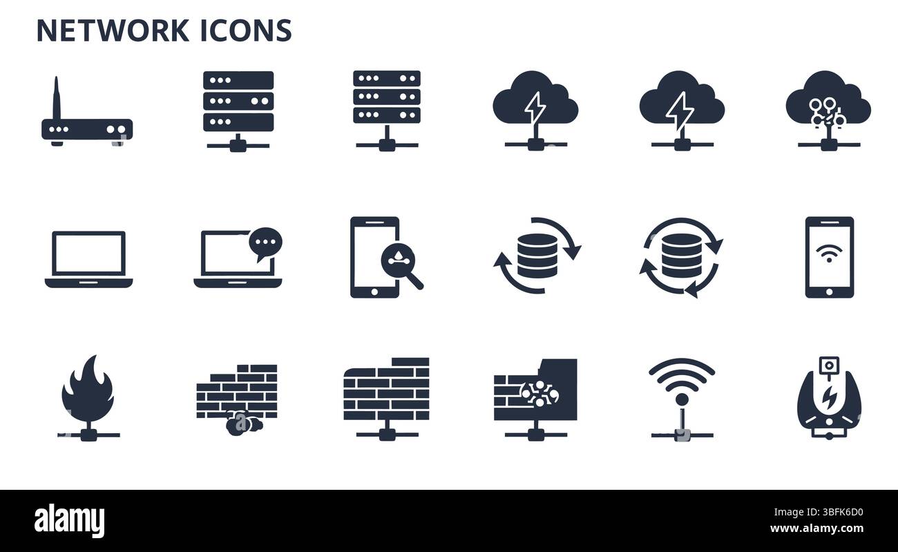 Communication networkicon hi-res stock photography and images - Alamy