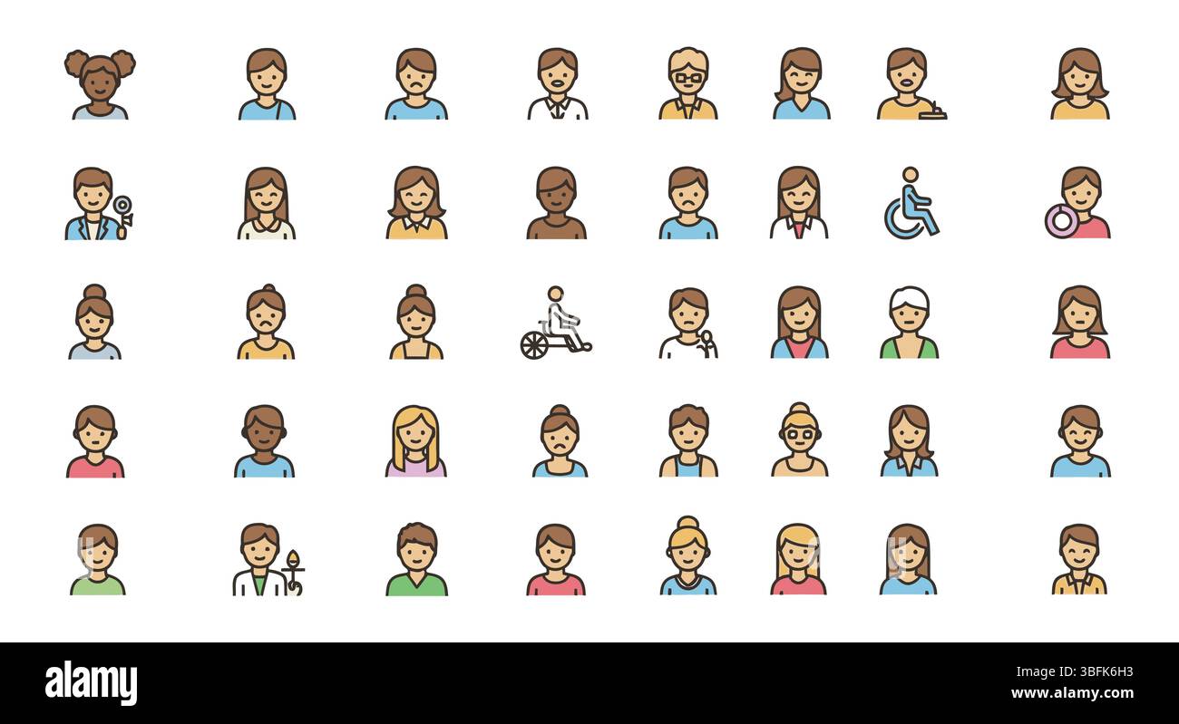 Inclusivity Icon Set – Diversity, Equality, Accessibility, and Unity ...