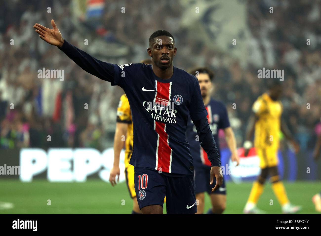 Munich, Germany. 31st May, 2025. Ousmane Dembele seen in action during ...