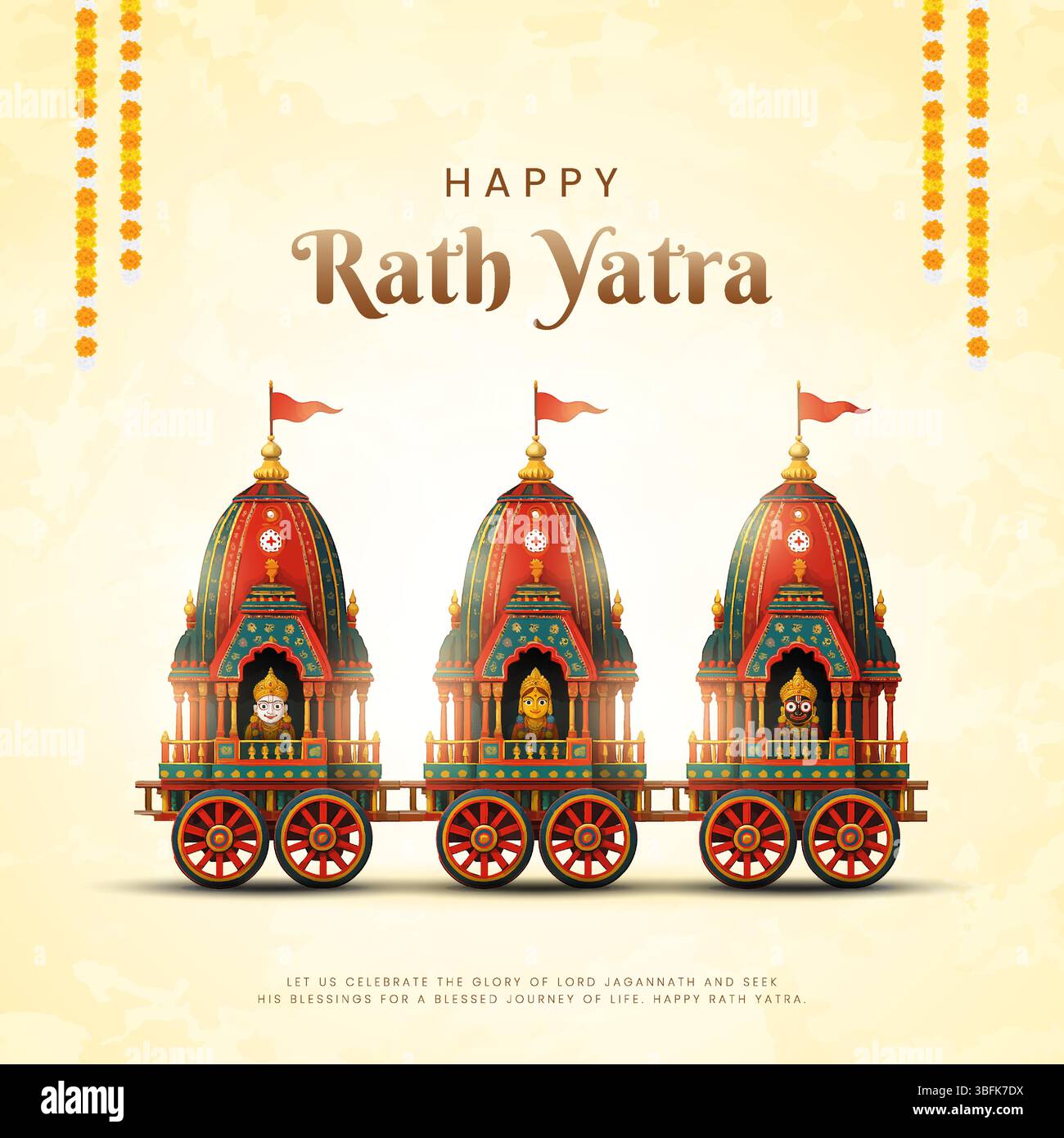 Happy Rath Yatra social media story feed set mockup template Stock ...