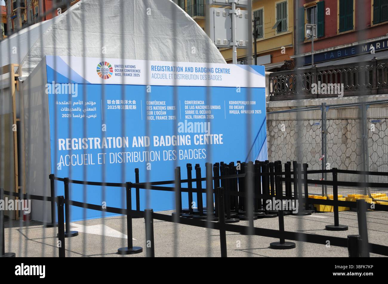 Nice, France. 2nd Juin 2025. Few days before the beginning of the third ...