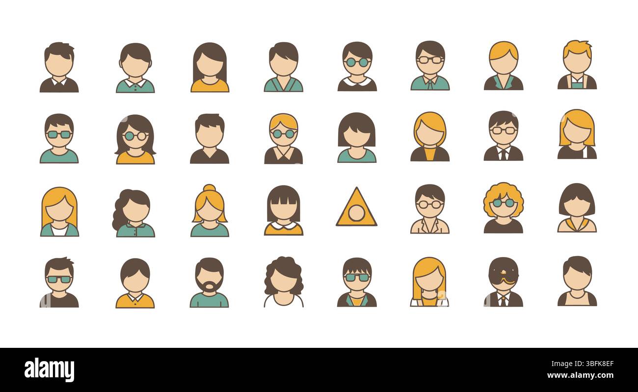 Human identity symbols Cut Out Stock Images & Pictures - Alamy