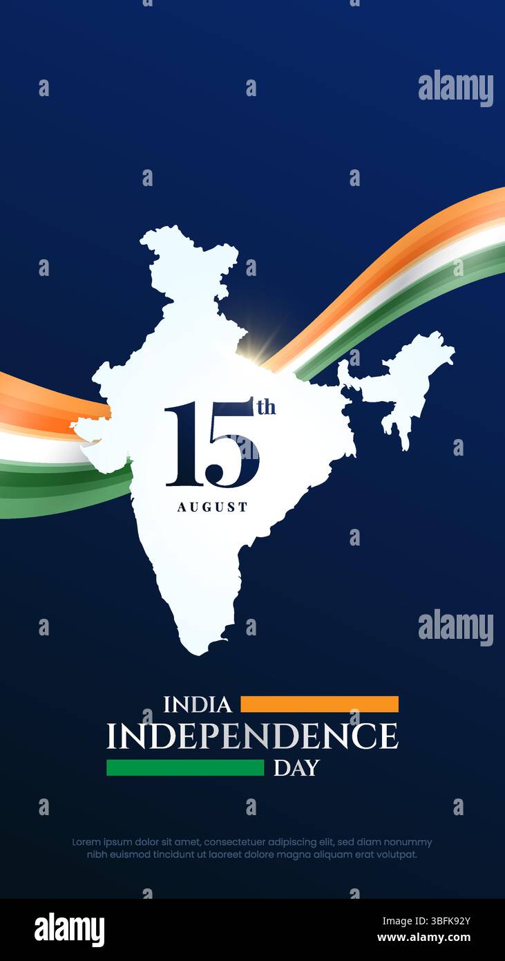 15 August Indian Happy Independence Day Celebration Poster Design Template. happy independence ...