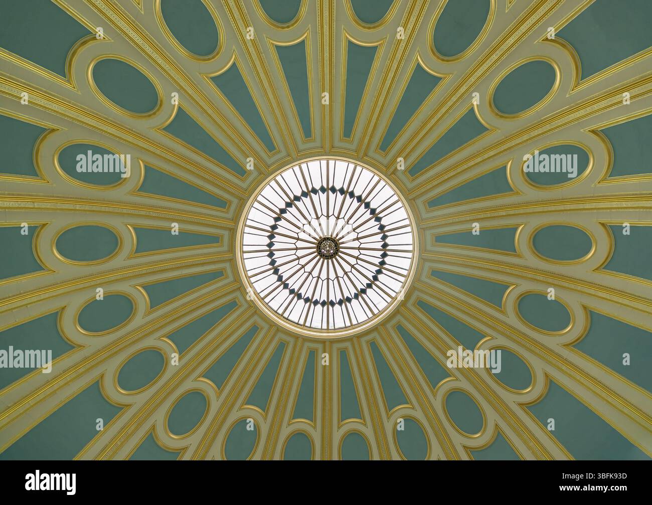 London, UK - May 31, 2025 - Looking up Domed ceiling of The British ...
