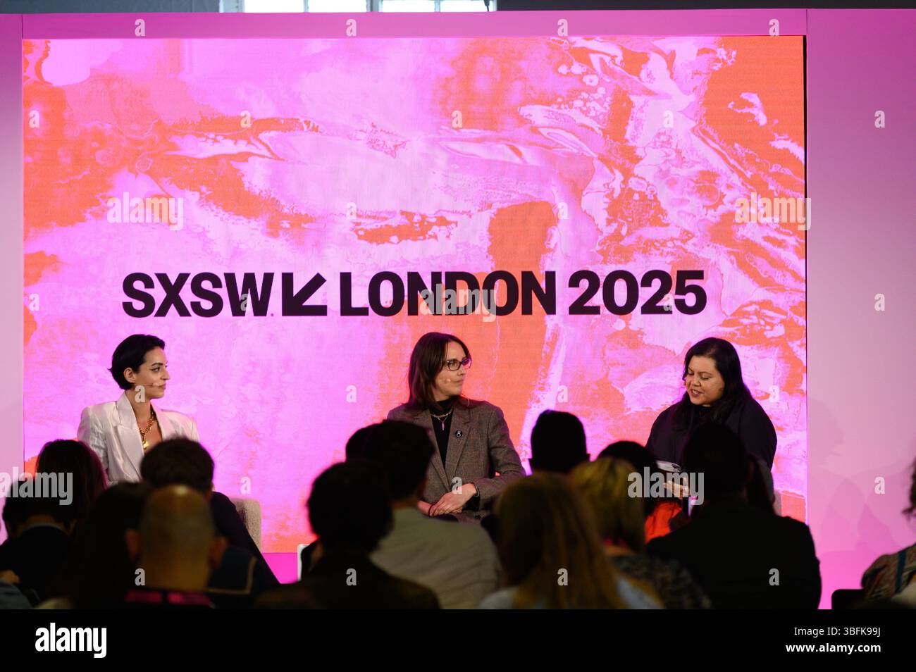 London, UK. 02nd June, 2025. Bianca Cefalo, Katie King and Anushka ...