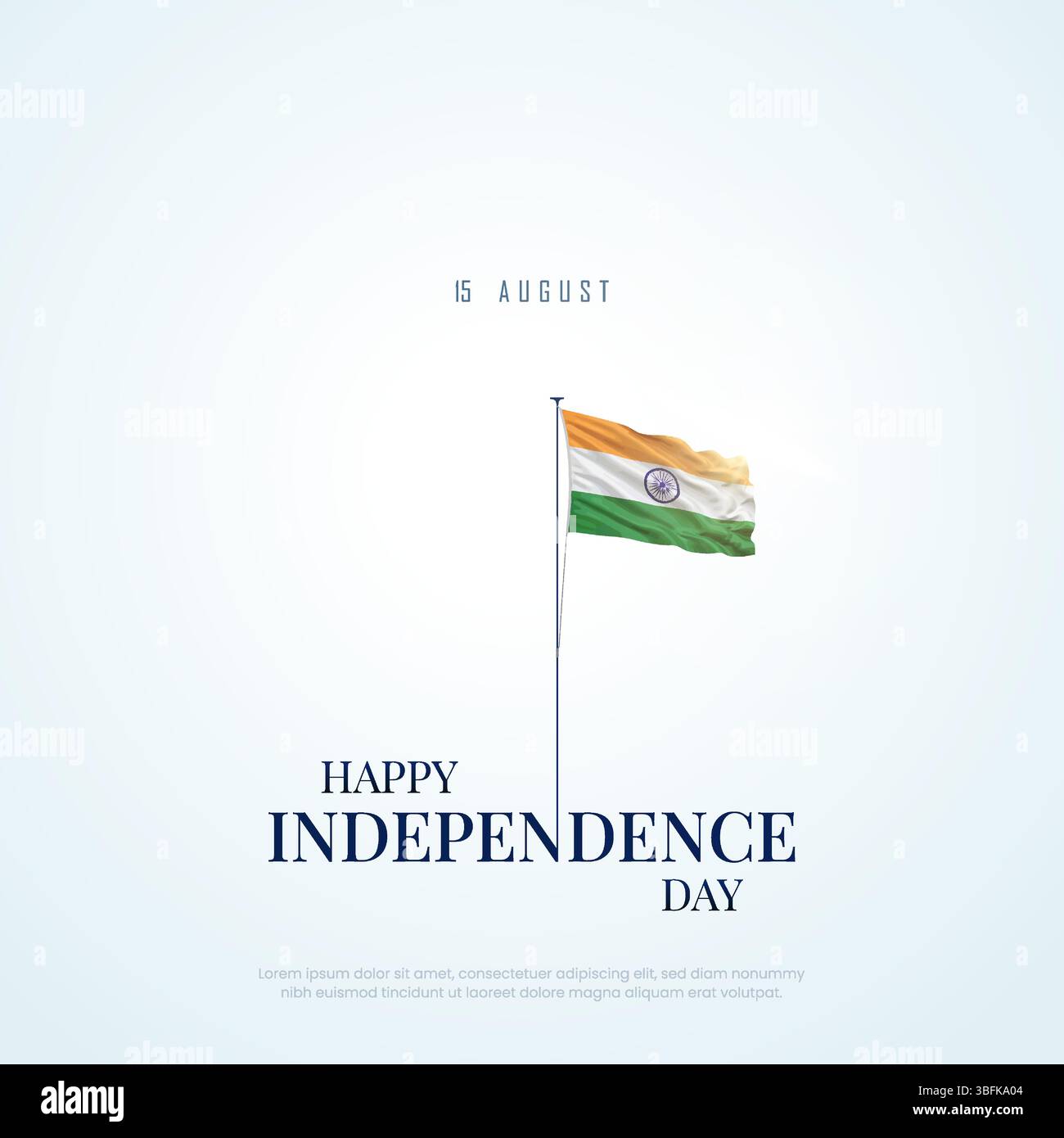 15 August Indian Happy Independence Day Celebration Poster Design Template. happy independence ...