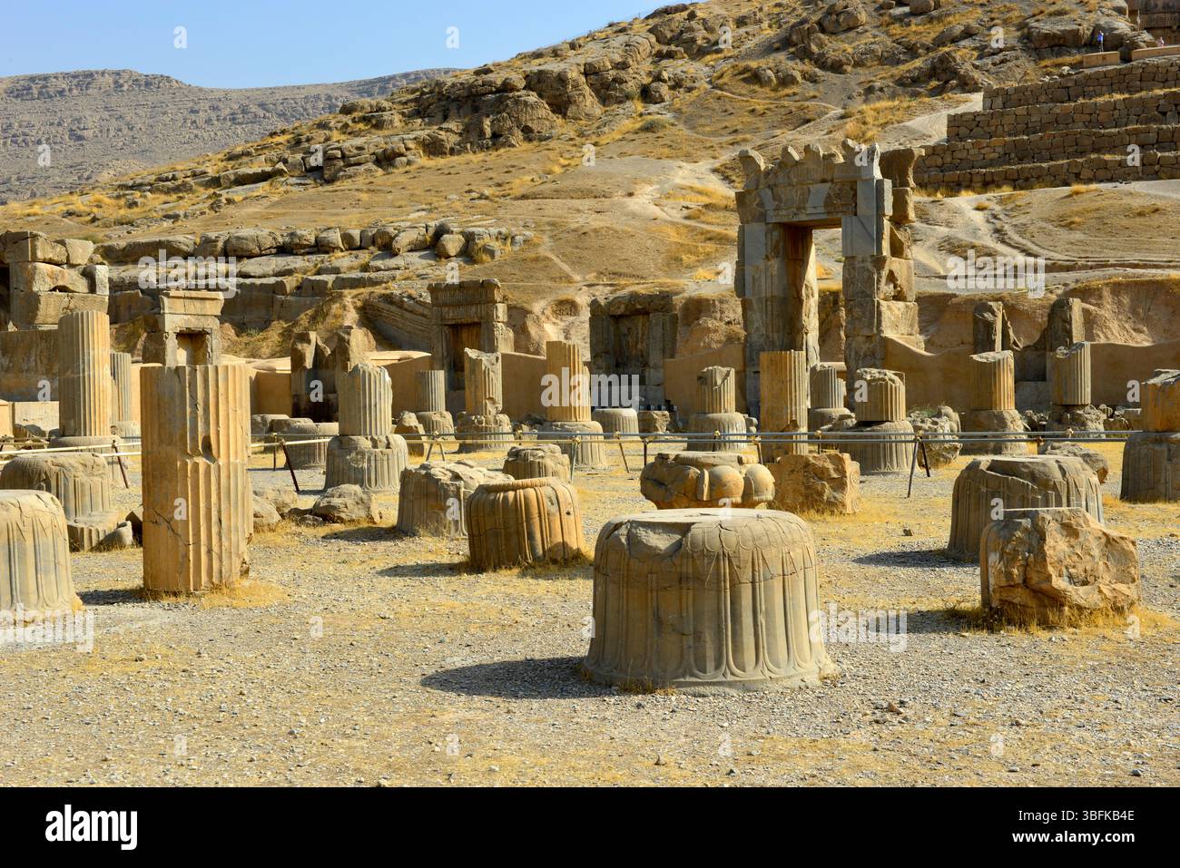 Iran,environs de Chiraz, le site archéologique de Persépolis / The ...