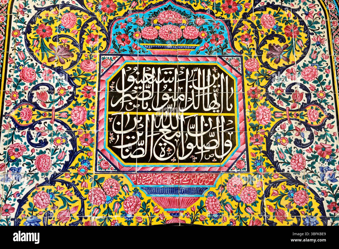 Moyen-Orient, Iran, Chiraz,Mosquée Nasir-al-Molk / Nasir-al-Molk mosque ...