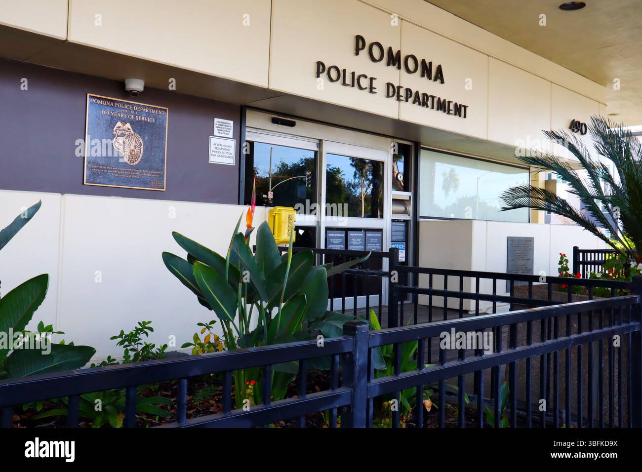 Pomona Police Department Building located at 490 W Mission Blvd, Pomona ...