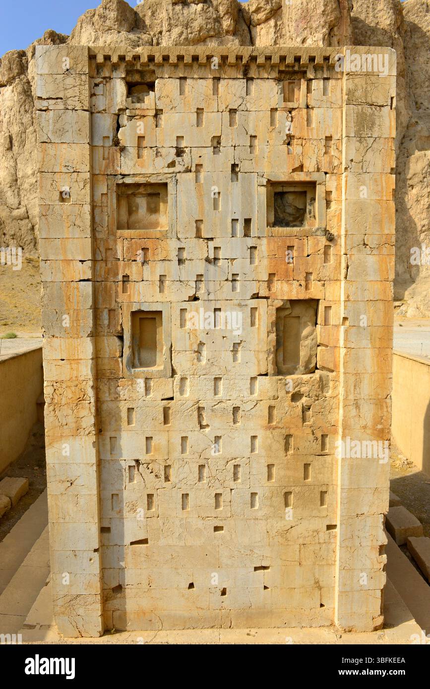 Moyen-Orient, Iran, Naqsh-e Rostam,Kaaba-ye Zardosht / Kaaba ye ...